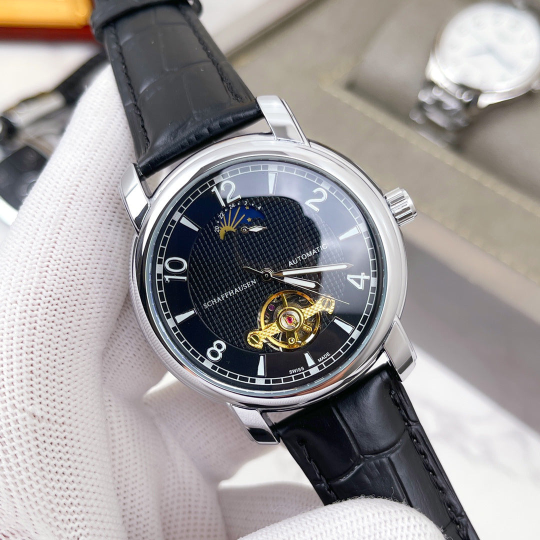 Leather Tourbillon Watch – Damon & West