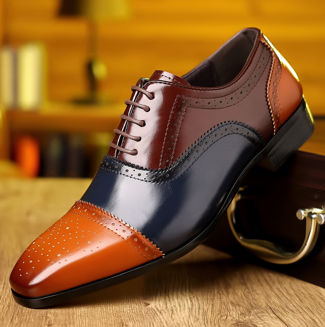 Luxury Leather Brogue Shoes – Damon & West
