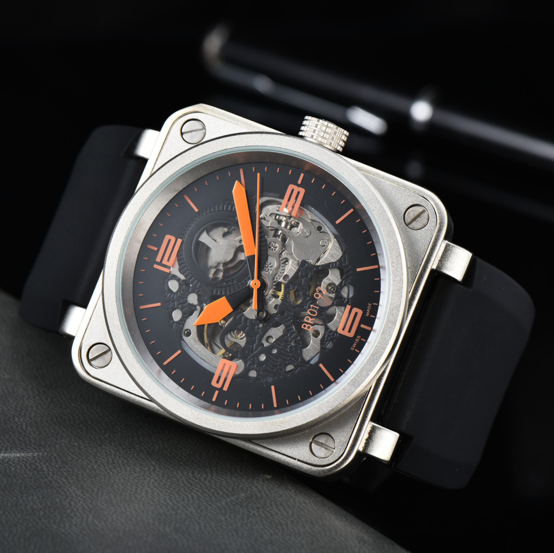 Limited Edition Square Skeleton Watch – Damon & West